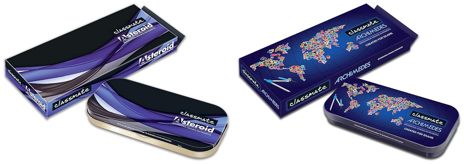 Classmate Asteroid Geometry Box & Classmate Archimedes Geometry Box ...