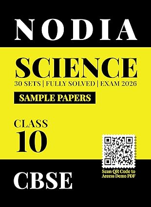 NODIA CBSE Science Sample Paper Class 10 for 2026 Exam | 30 Sample ...