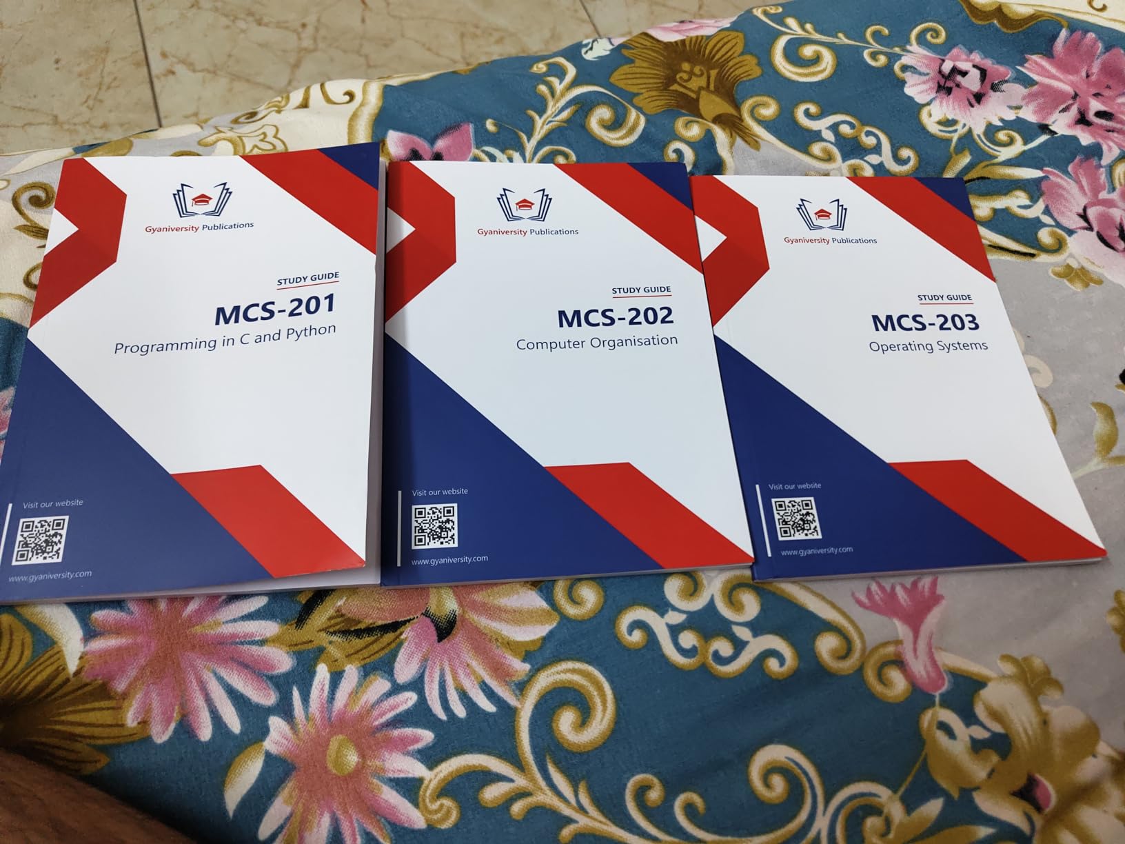 PGDCA_NEW 1st Semester IGNOU Study Guides Combo (Set of 3 books including MCS-201, MCS-202, MCS ...