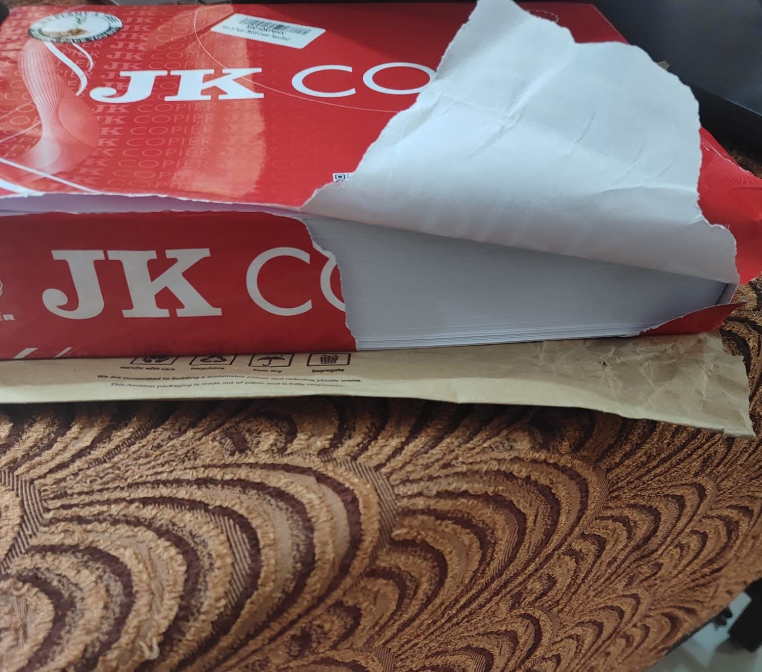 JK Copier Paper - A4, 75 GSM, 1 Ream, 500 Sheets : Amazon.in: Office ...