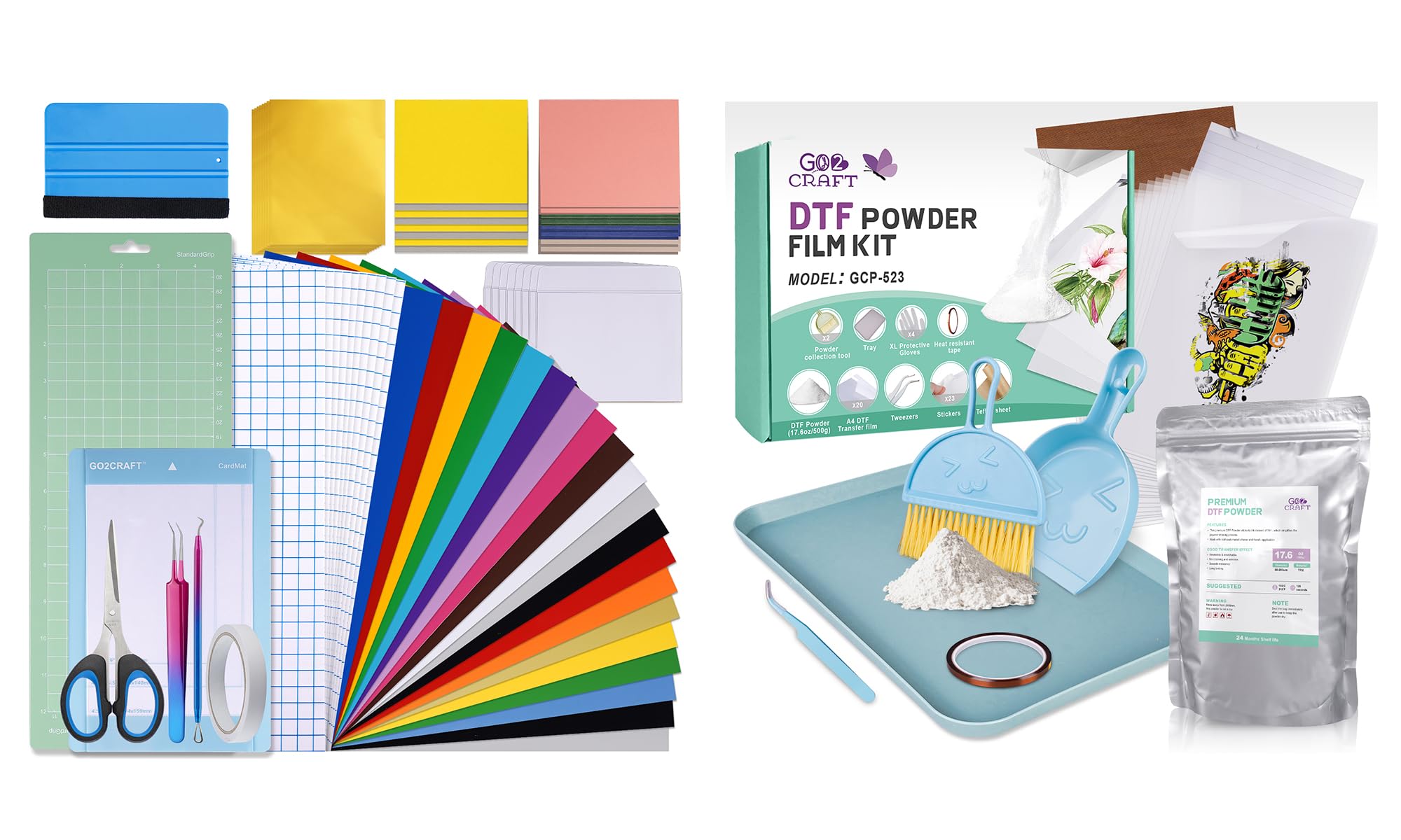Amazon.com: Bundle GO2CRAFT 70Pcs Accessories Bundle for Cricut Joy and ...