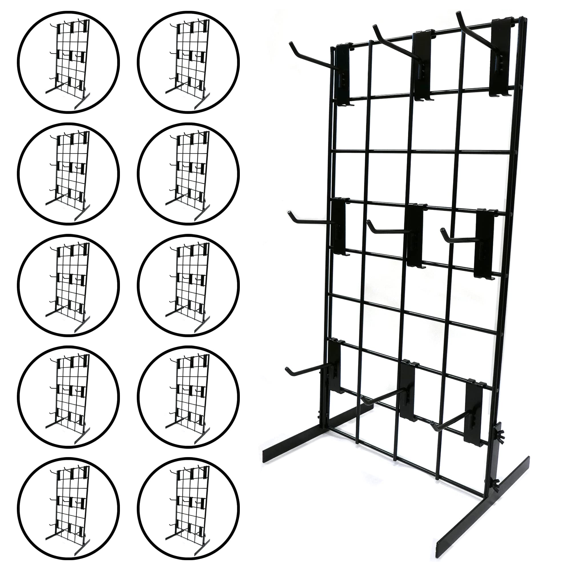 Snapklik.com : STORE FIXTURES DIRECT 10 Counter Top Black Metal ...