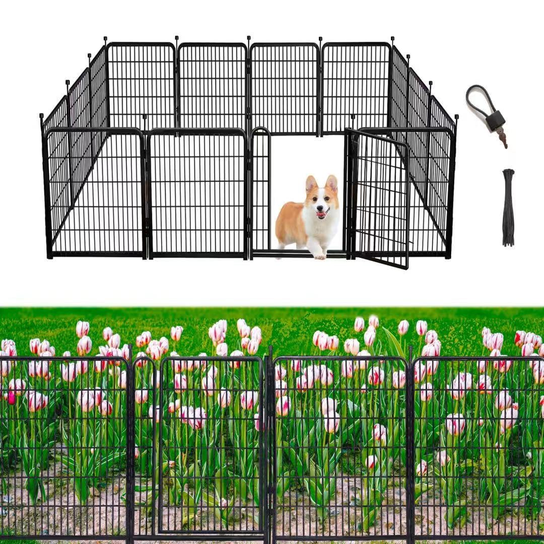 Snapklik.com : Getlay Garden Fencing 36 Inch High, 14 Panels Total 31 ...