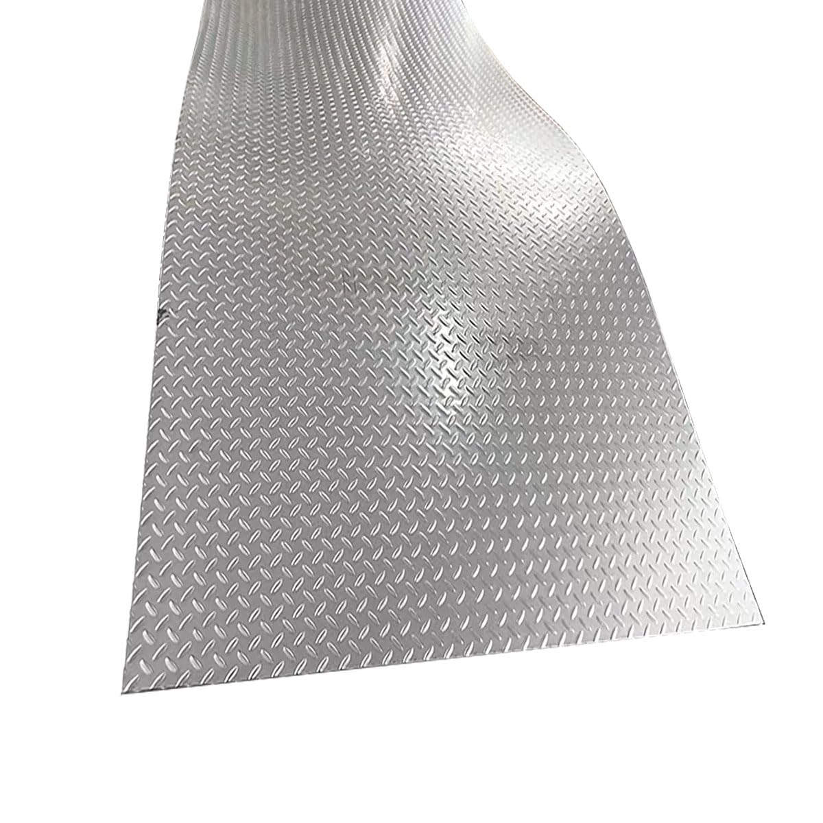 Amazon.com: Stainless Steel Tread Plate, Diamond Plate Sheet Metal ...
