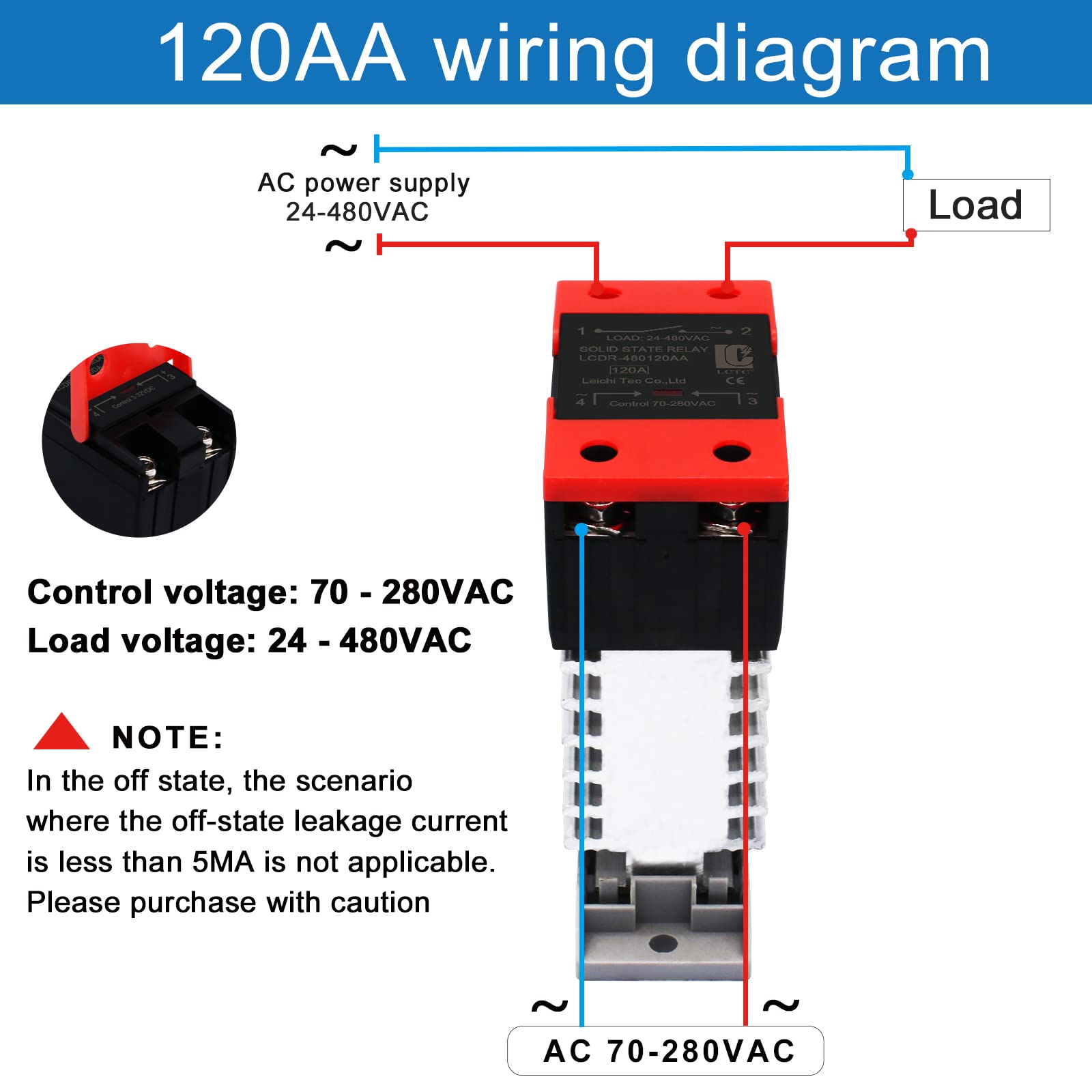 Snapklik.com : Din Rail Mounted Solid State Relay SSR Single Phase