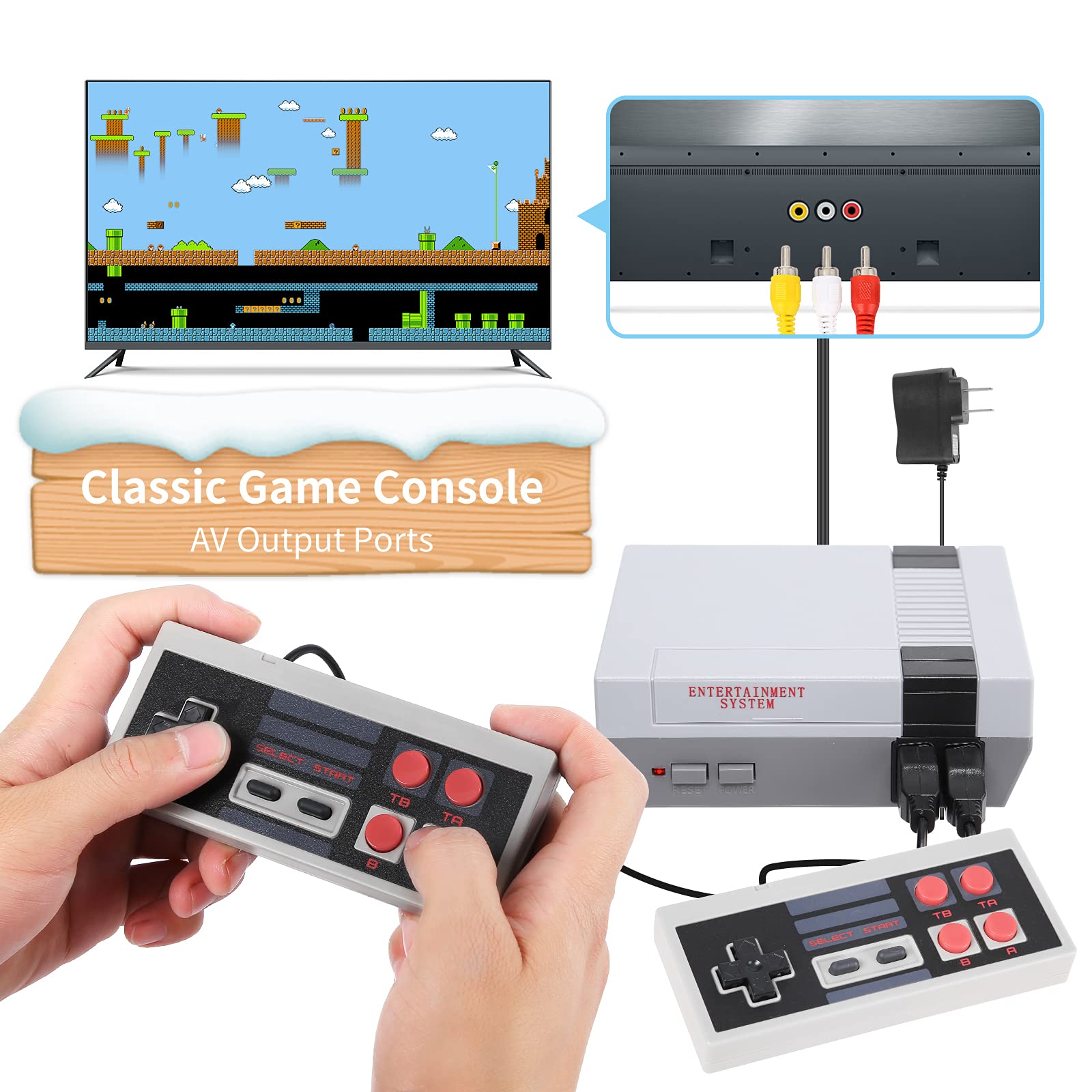 Plug & Play Classic Handheld Game Console, Upgrade Packaging Classic ...