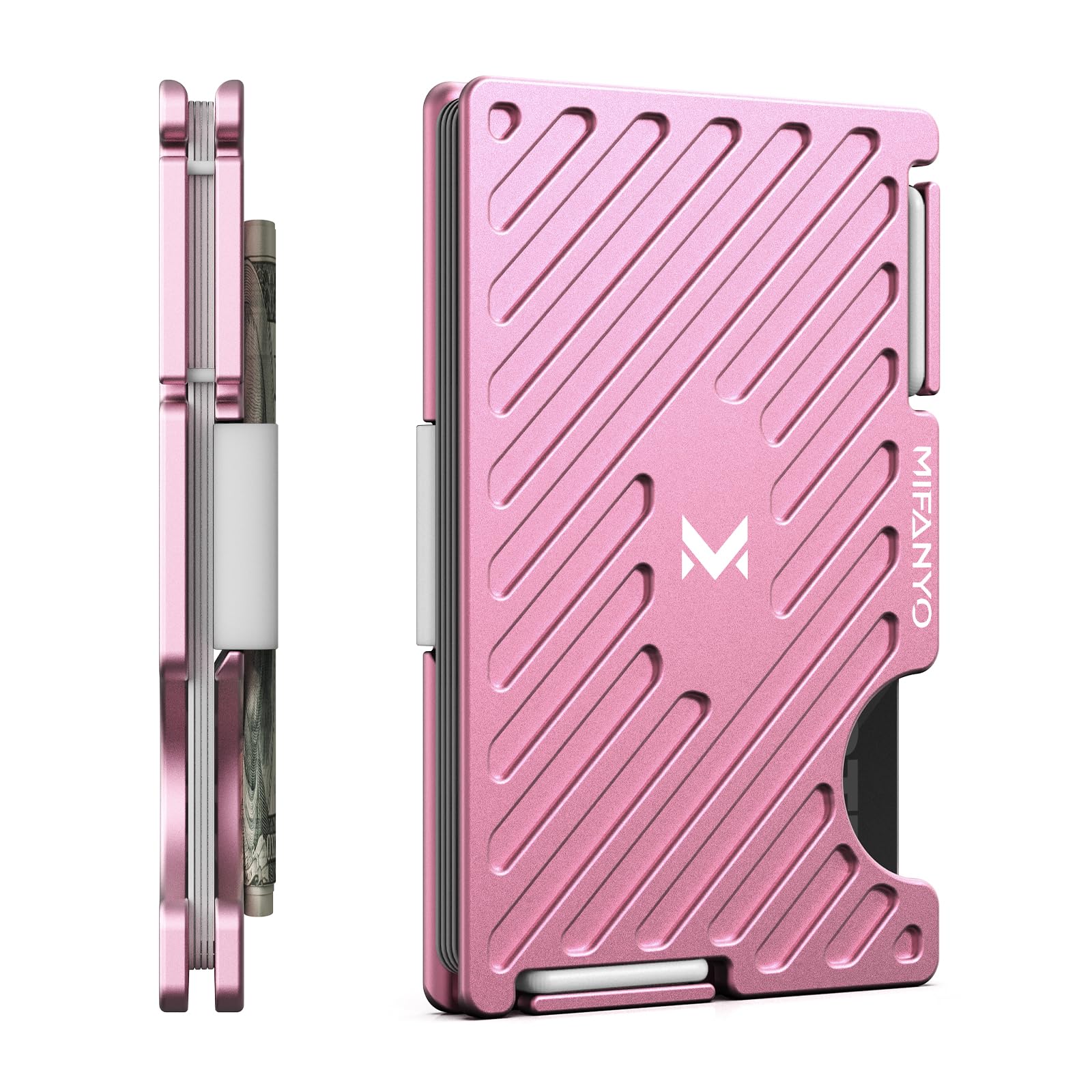 Amazon.com: MIFANYO Minimalist Wallet for Women, Slim Card Holder with ...