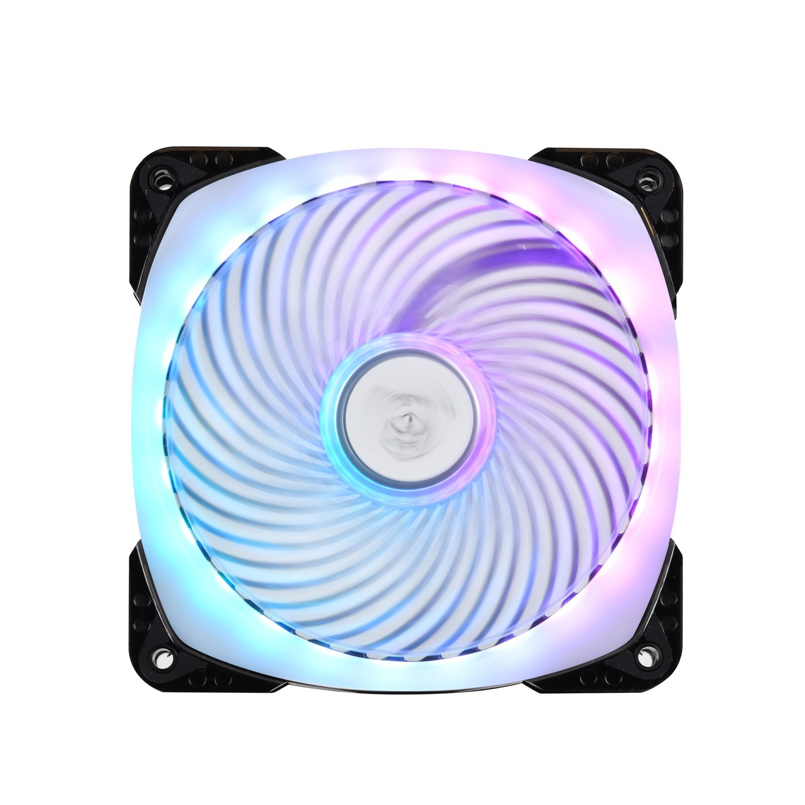 SilverStone Technology PWM 120mm Addressable RGB Fan with Dual Ball ...