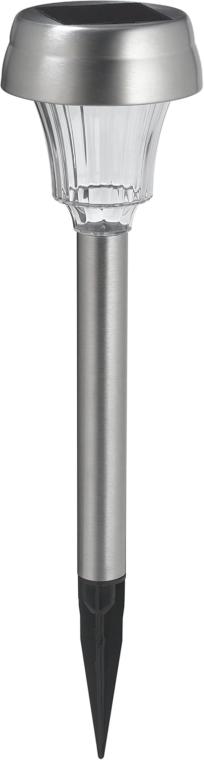 EZSolar MS45Mb-R2AX-SS-10 Solar 2x Brighter Metal Pathway Lights ...