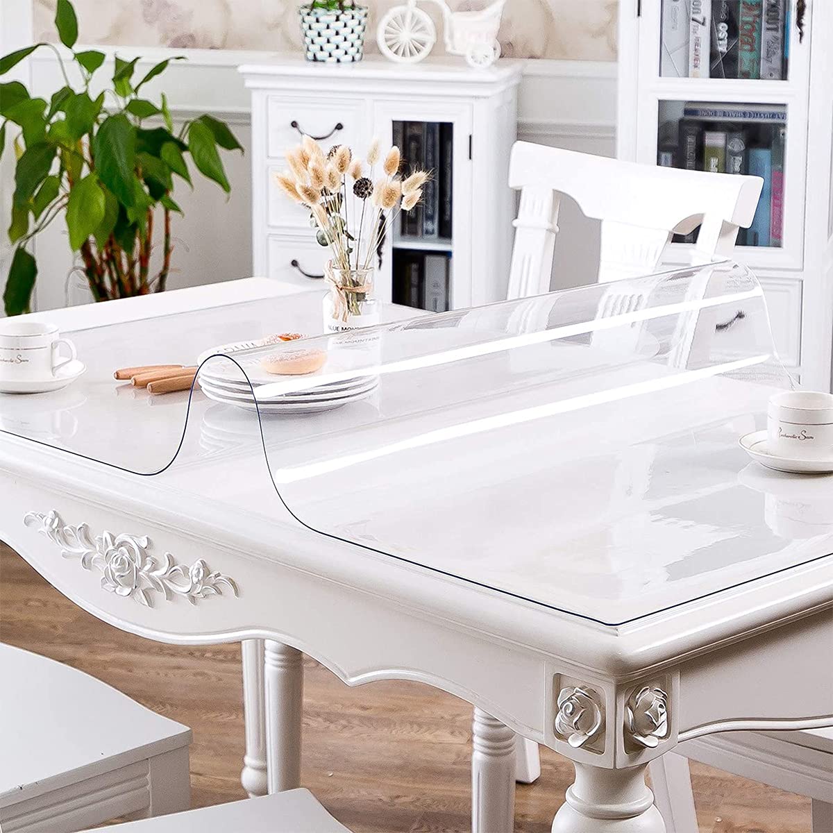 Amazon.com: Royhom Clear Table Protector, 1.5mm Thick 60 x 36 Inch ...