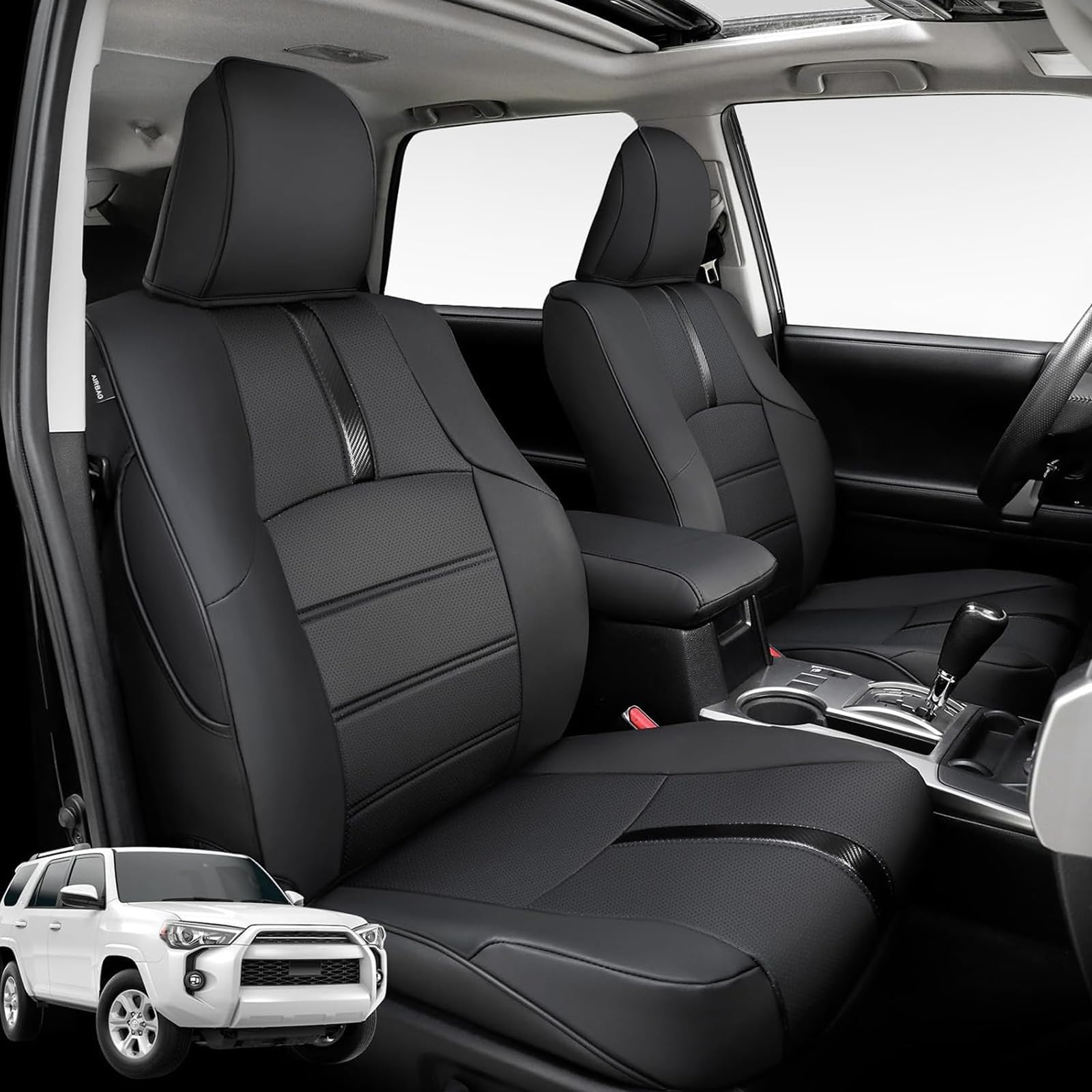 Amazon.com: Seat Covers for Toyota 4Runner 2011-2024, (5 Seats Only ...