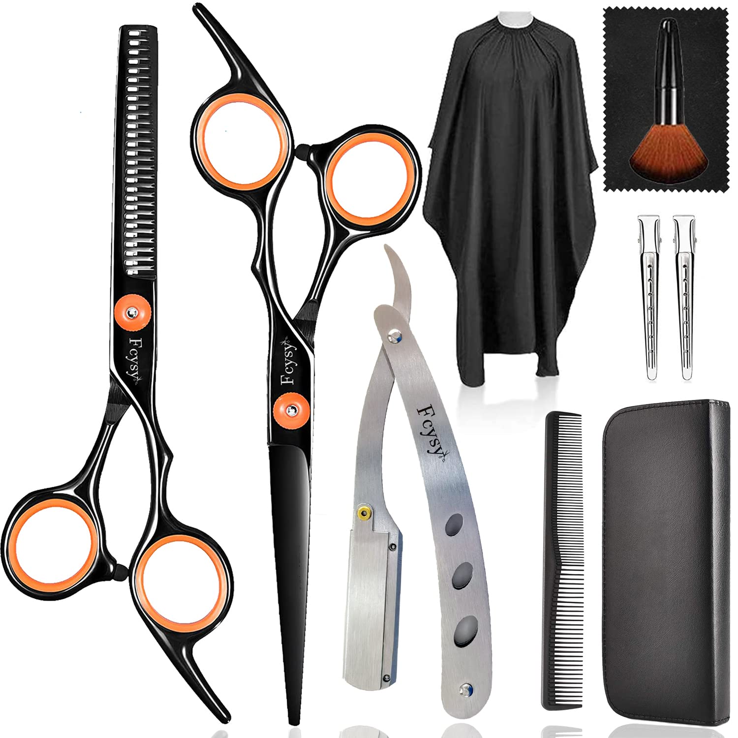 Amazon.com : Professional Hair Cutting Scissors Set, Fcysy Hair ...