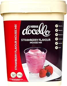 NESTLÉ DOCELLO Strawberry Flavour Mousse Mix, 1.9kg : Amazon.com.au ...