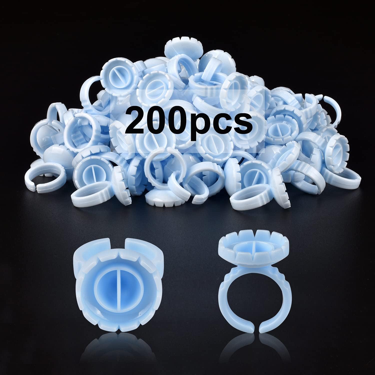 Amazon.com: Glue Rings INFILILA Glue Rings for Eyelash Extensions ...