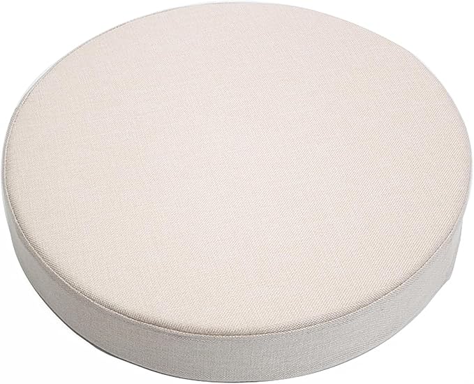 Memory Foam Round Chair Cushion 3/5/8cm Thick,25/30/35/40/45/50cm Round ...