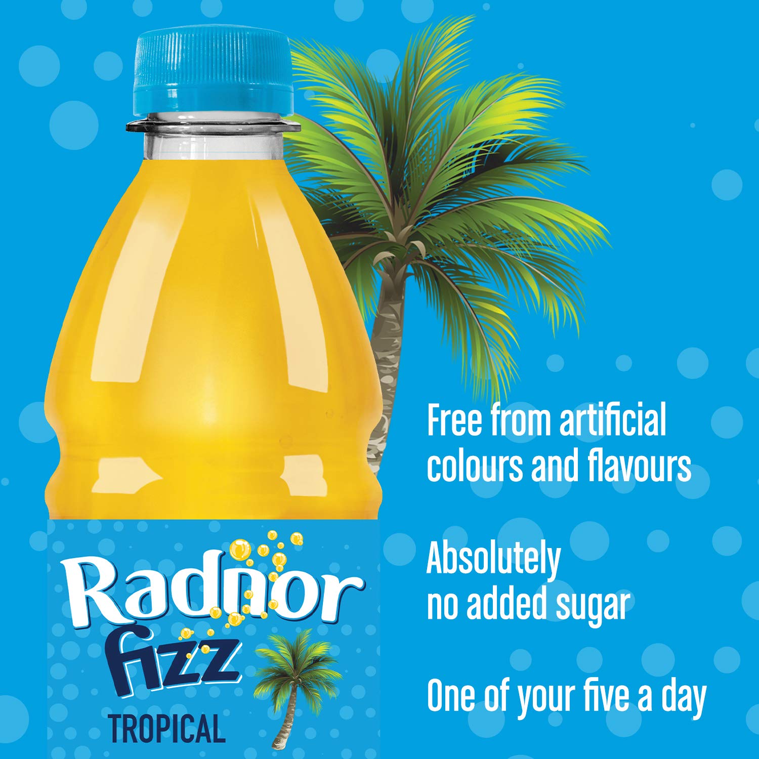 Radnor Fizz Tropical No Added Sugar Juice Drink 24x330ml: Buy Online in ...