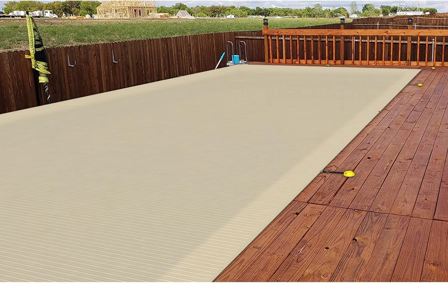 Amazon.com : TANG 20'x40' Rectangle Winter Pool Cover Pool Safety ...