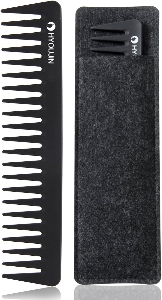 Amazon.com : Metal Hair Comb, 2 Pcs Space Aluminum Styling Comb Set ...