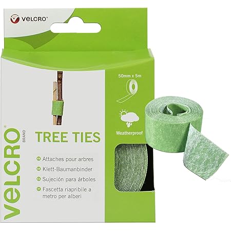 Amazon.com: VELCRO Brand VEL-EC60201 Tree Ties, 50mm x 5m - Green ...