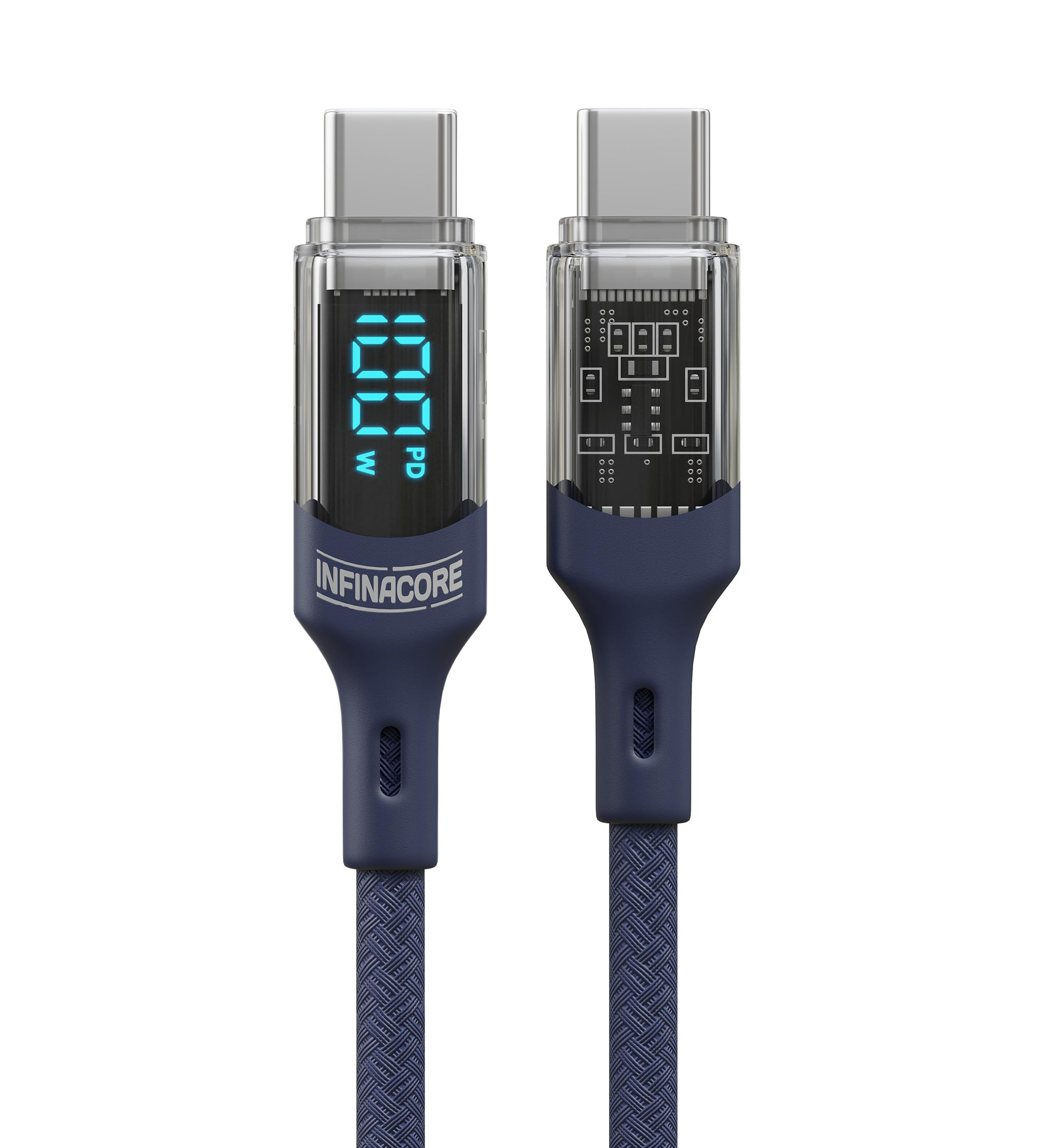 Amazon.com: InfinaCore 6ft 100W LED Charging Cable - NextGen Universal ...