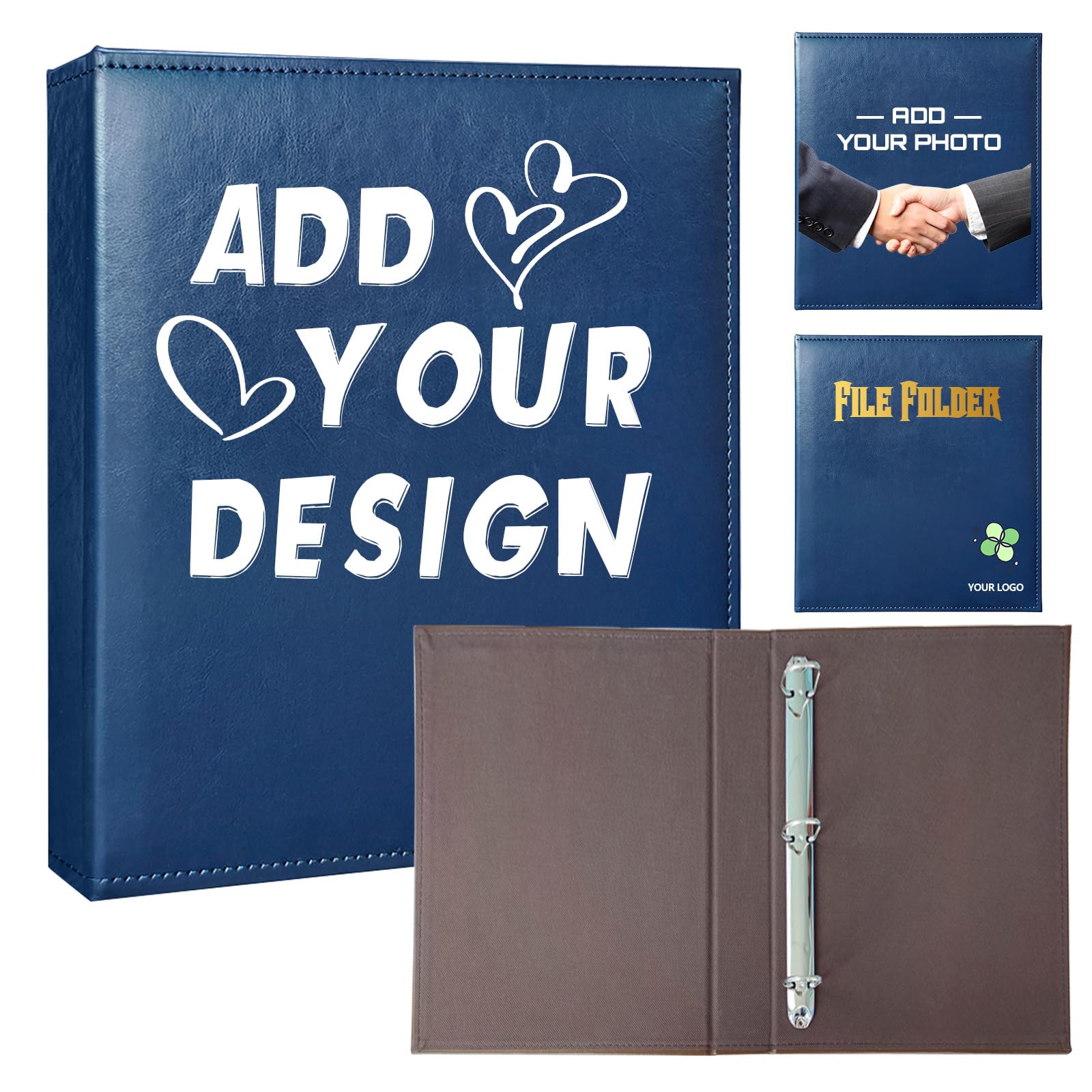 Amazon.com : Personalized 3-Ring Binders, Custom 1-Inch Binder with ...