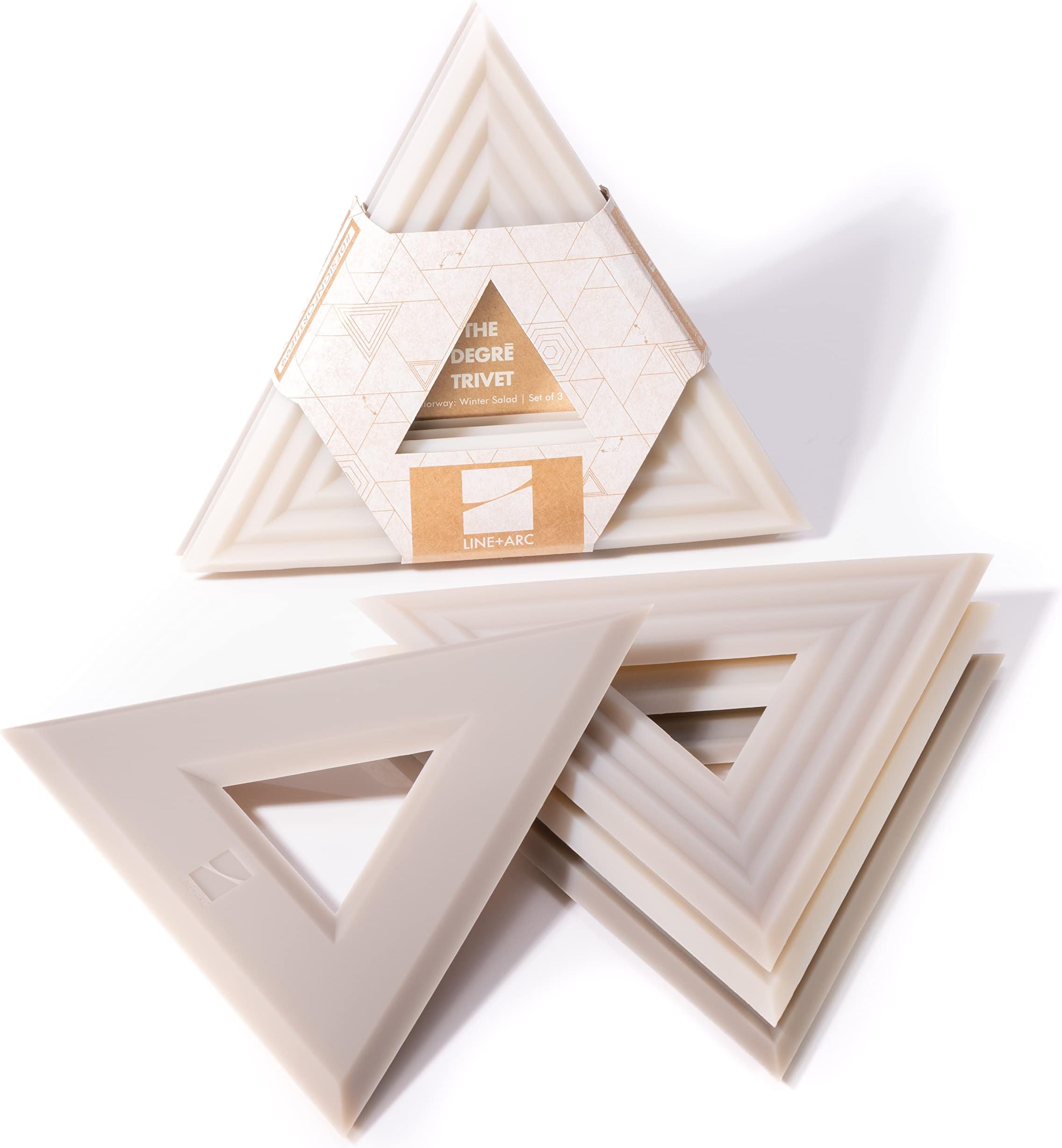 Amazon.com: Creative Co-Op Marble Trivets for Dining Table, Set of 2, 8 ...