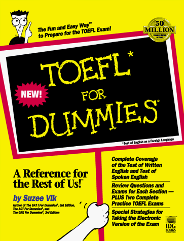 Amazon.com: TOEFL For Dummies: 9780764551222: Vlk, Suzee: Books