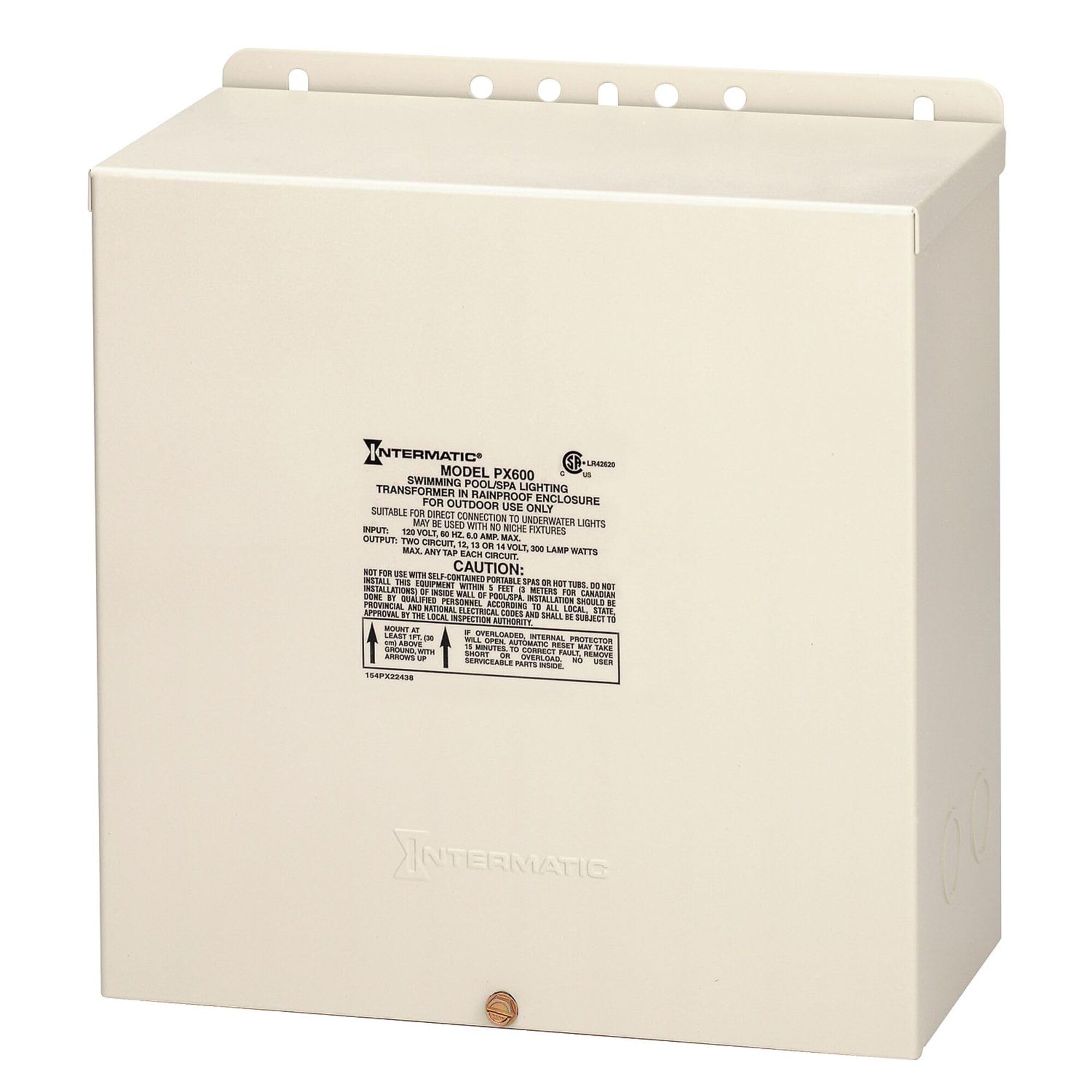 Snapklik.com : Intermatic PX600 600W Pool Light Transformer 12V, 13V ...