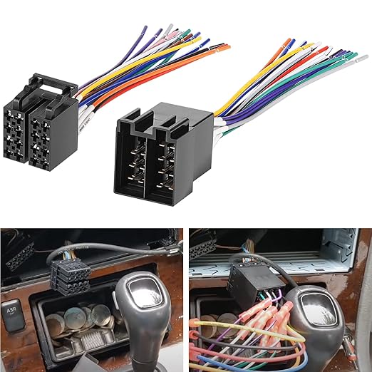 Amazon.com: yourour 16 Pin ISO Radio Wire Harness Adapter for Peterbilt ...