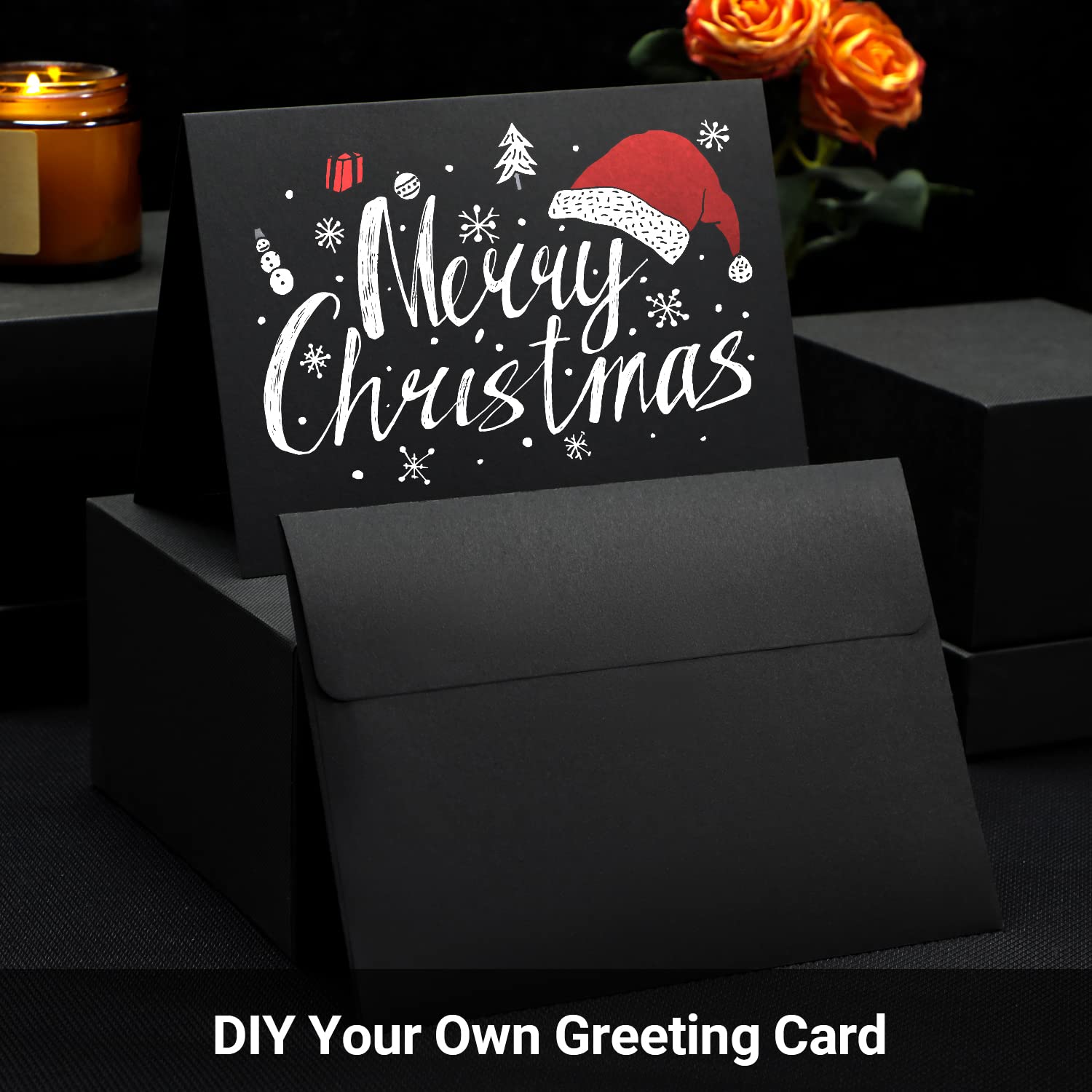 Snapklik.com : Blank Cards And Envelopes 100 Pack: Ohuhu 5 X 7 ...