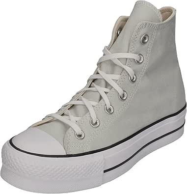 Amazon.com | Converse Women's Basic, Light Silver, 9 Wide | Fashion ...