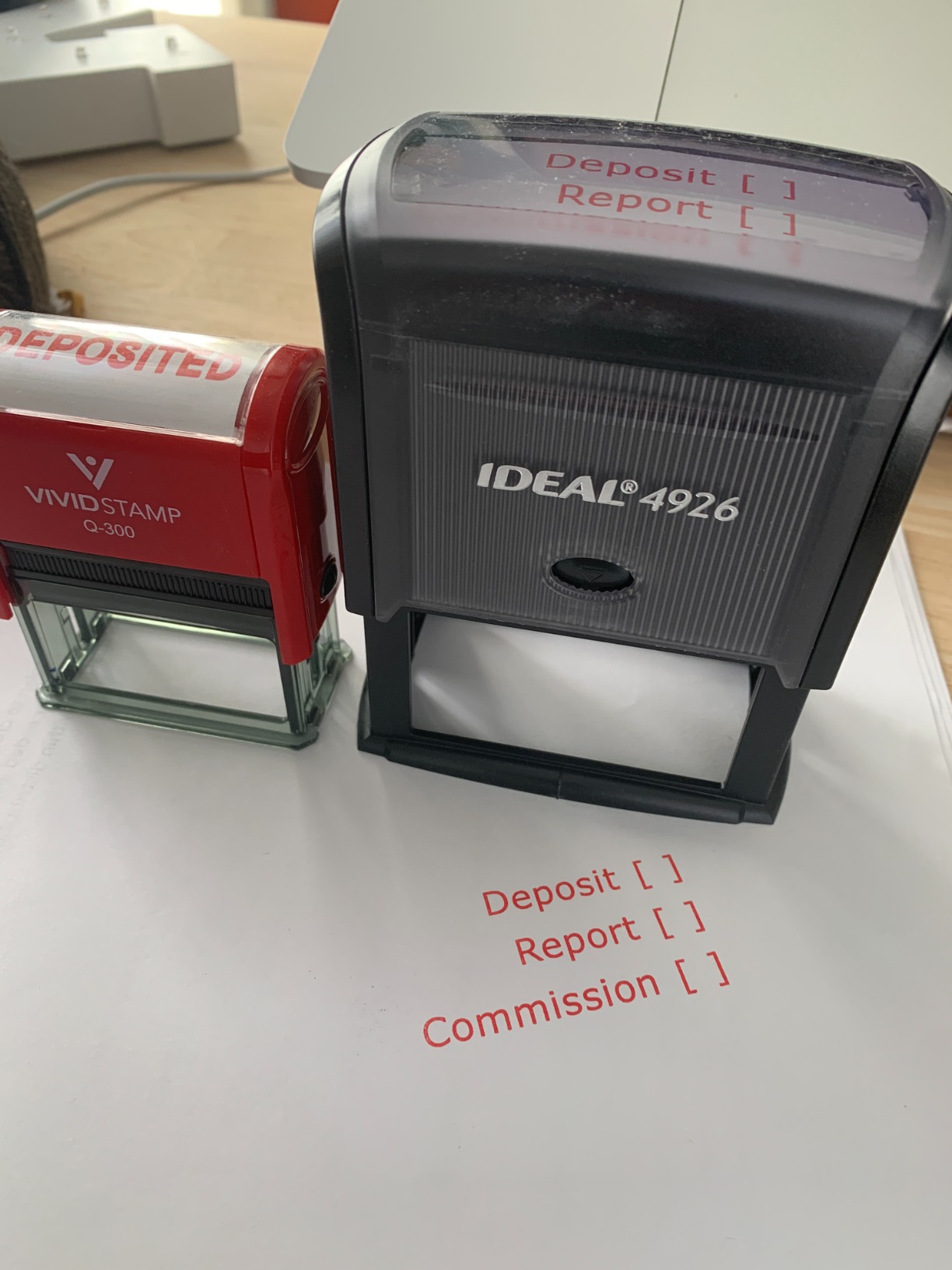 Amazon.com: Extra Large Self Inking Stamp - Custom Text Message - Up to ...