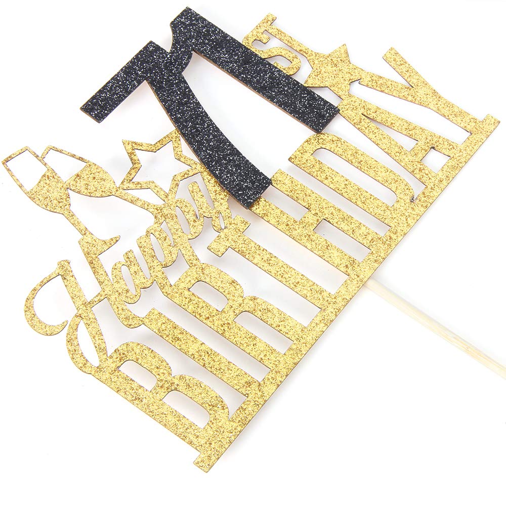 Snapklik.com : Happy 71st Birthday Cake Topper - Seventy One-year-old ...