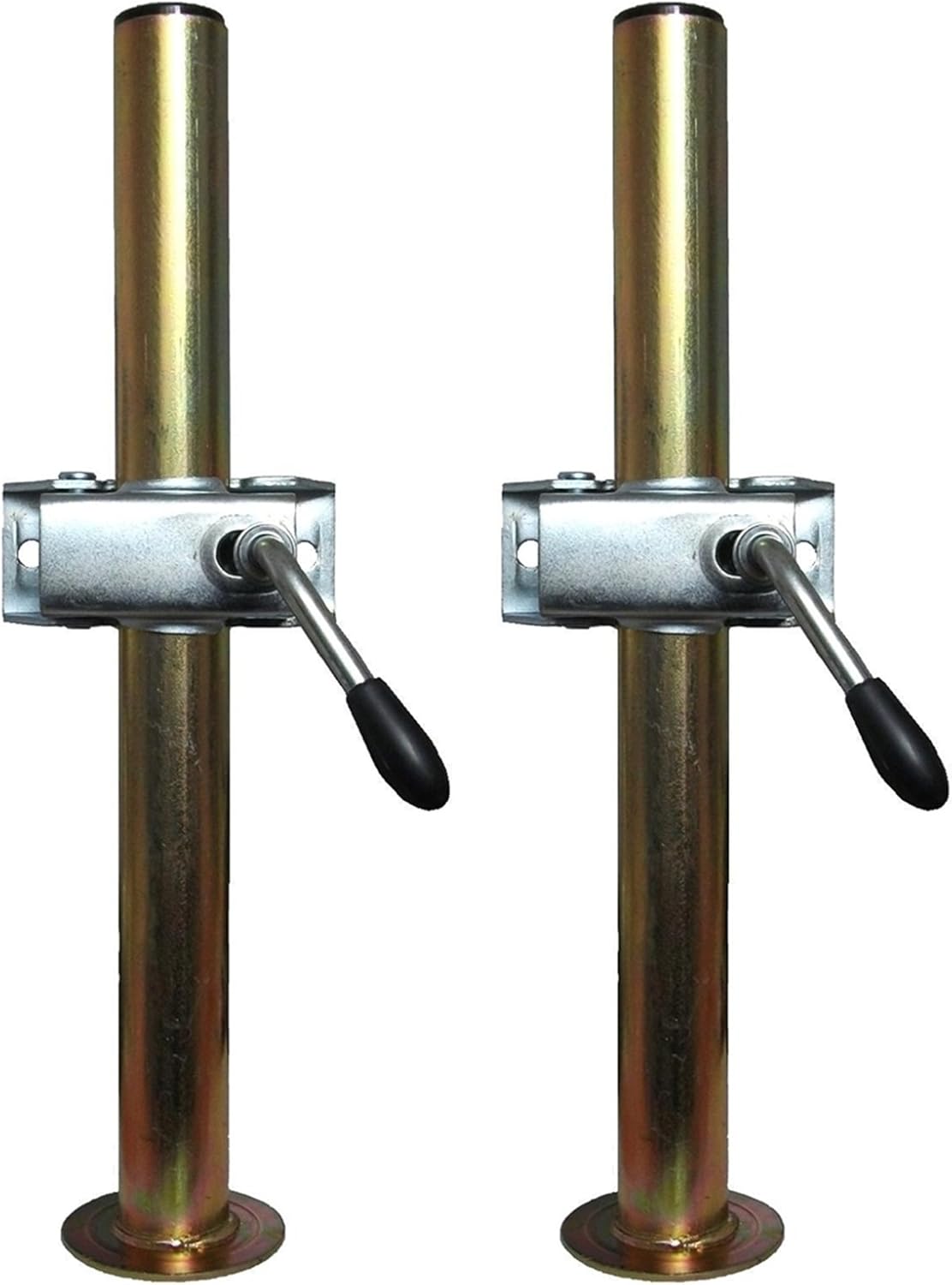 leisure MART A pair of trailer prop stands corner steadys 48mm diameter ...
