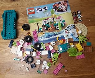 LEGO 41397 Friends Juice Truck Toy Playset with Emma, 2 Dolphins and ...