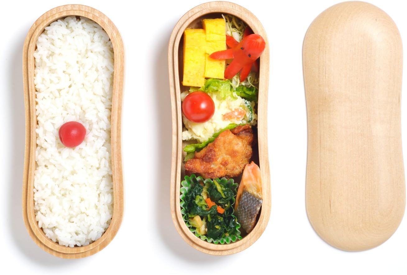 Amazon.com - Asahikawa Furniture LNC-BOX-K Sasaki Craft Bento Box, 2 ...