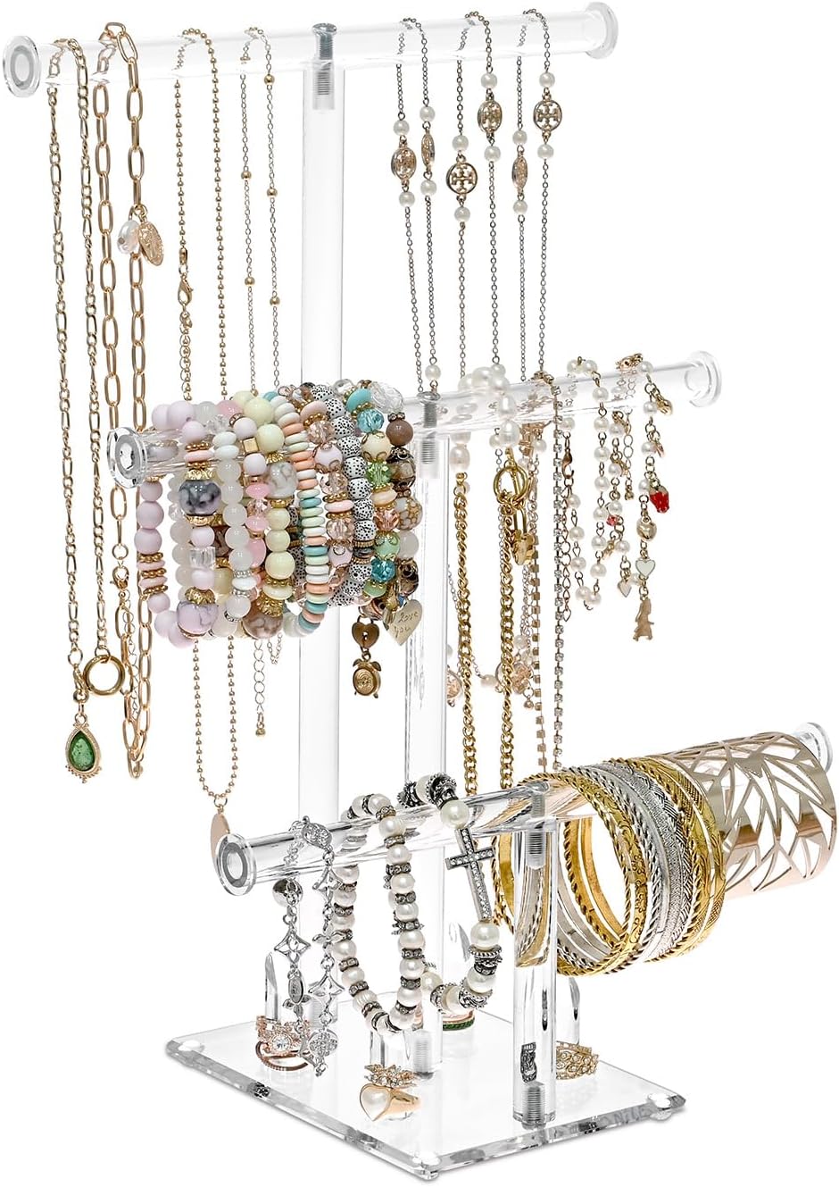 Amazon.com: Jewelry Stand Necklace Holder, Acrylic Jewelry Display ...