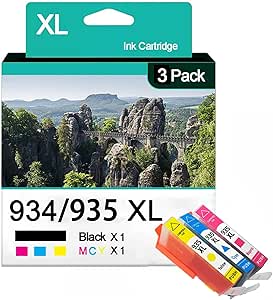 Ink Cartridges 934 935 XL Compatible for HP Officejet 6812 6815 PRO ...