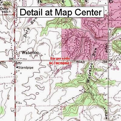 Amazon.com: USGS Topographic Quadrangle Map - Bargersville, Indiana ...