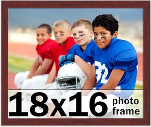 Amazon.com - CountryArtHouse 18x16 Frame Brown Mahogany Solid Wood ...