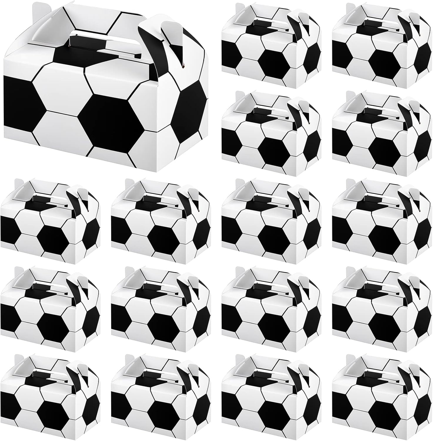 Amazon.com: durony 16 Pack Soccer Treat Boxes Sports Party Supplies ...