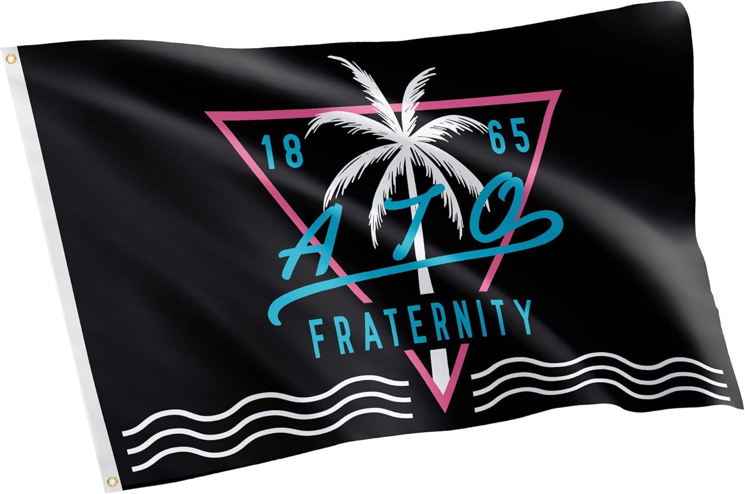 Amazon.com : Desert Cactus Alpha Tau Omega Flag Fraternity Greek ATO ...