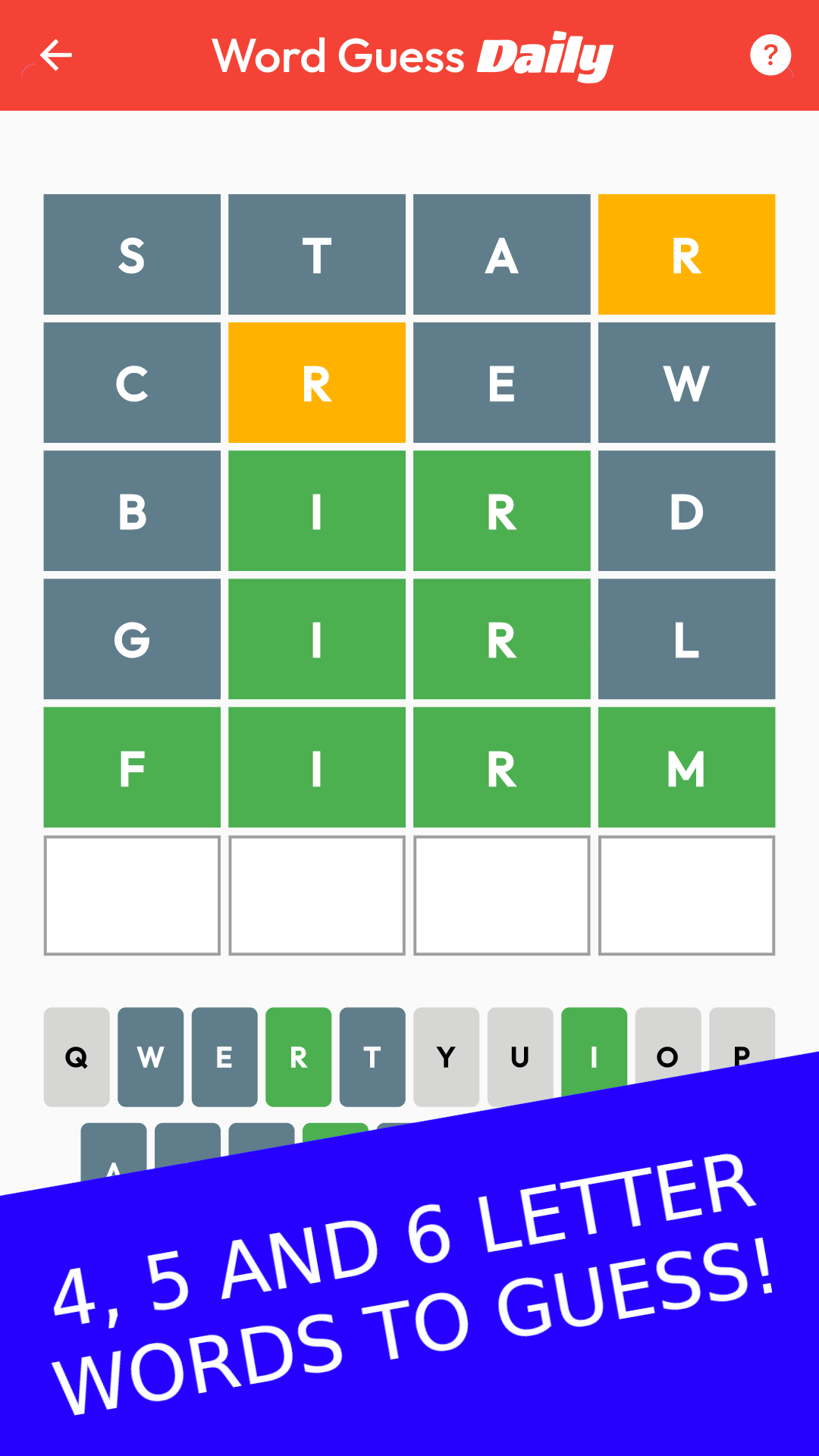 Word Guess Infinite - App on Amazon Appstore