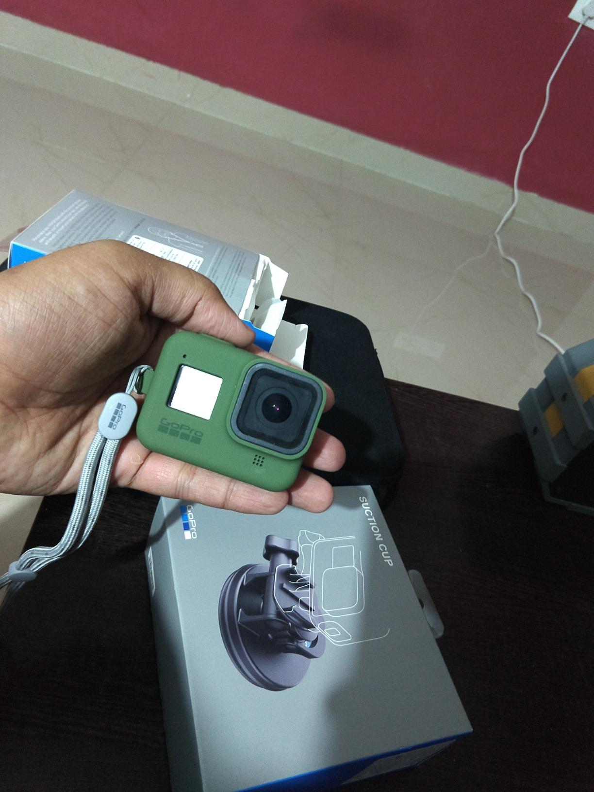 GoPro Sleeve + Lanyard Turtle Green for Hero8 Camera : Amazon.in ...