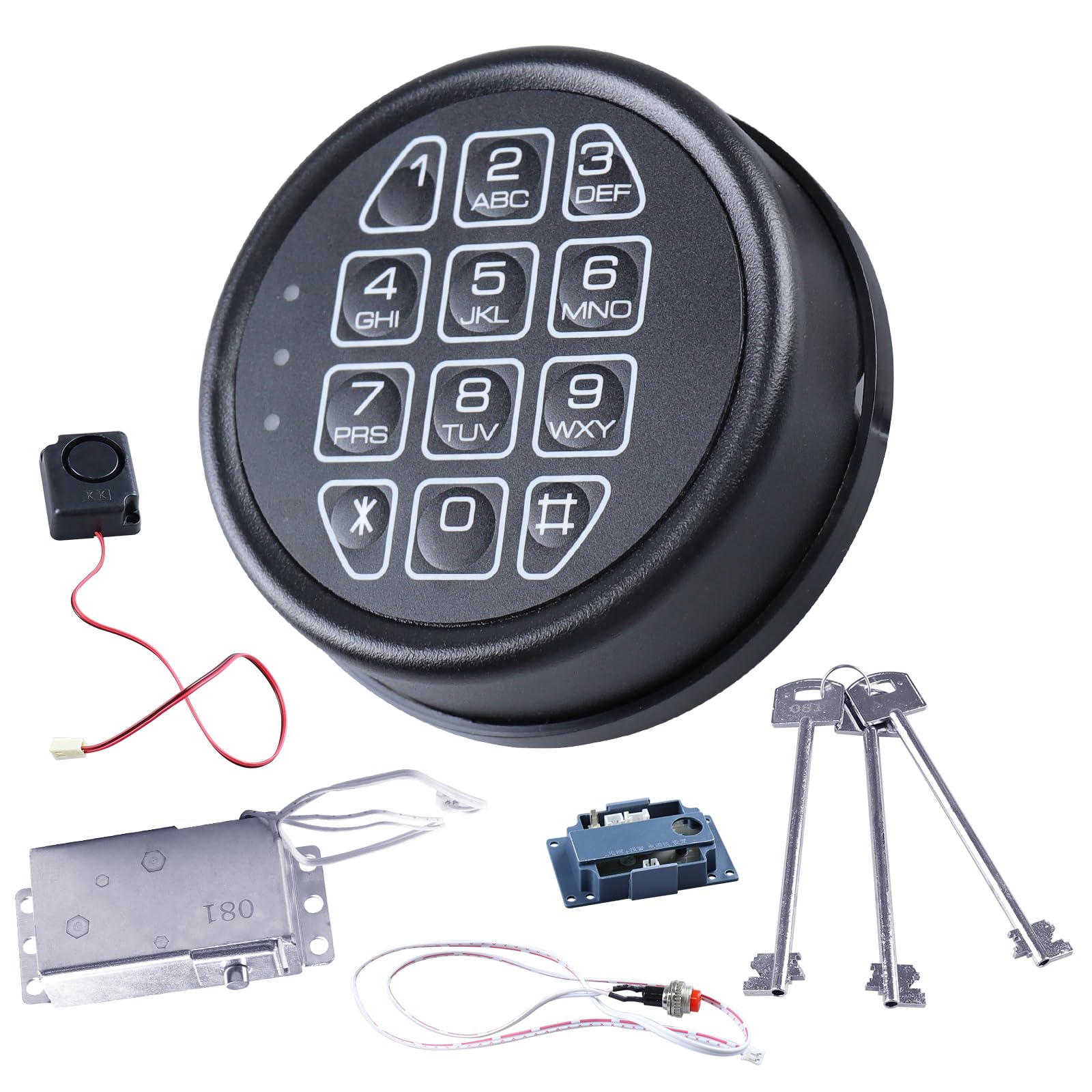 Snapklik.com : Black Gun Safe Lock Kit Electronic Keypad