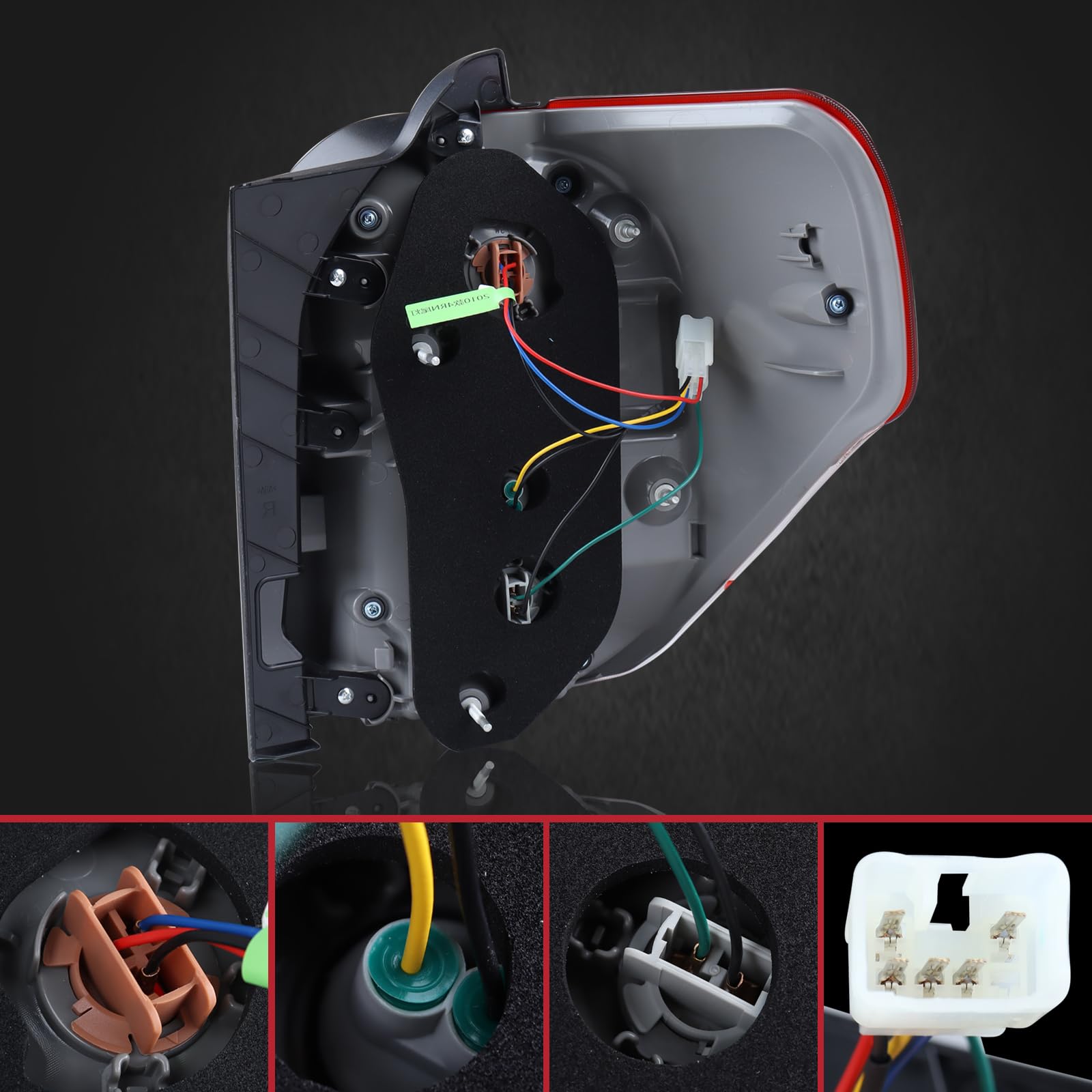 Duolctrams Brake Tail Light Rear Lamp Assembly Left Driver Side ...