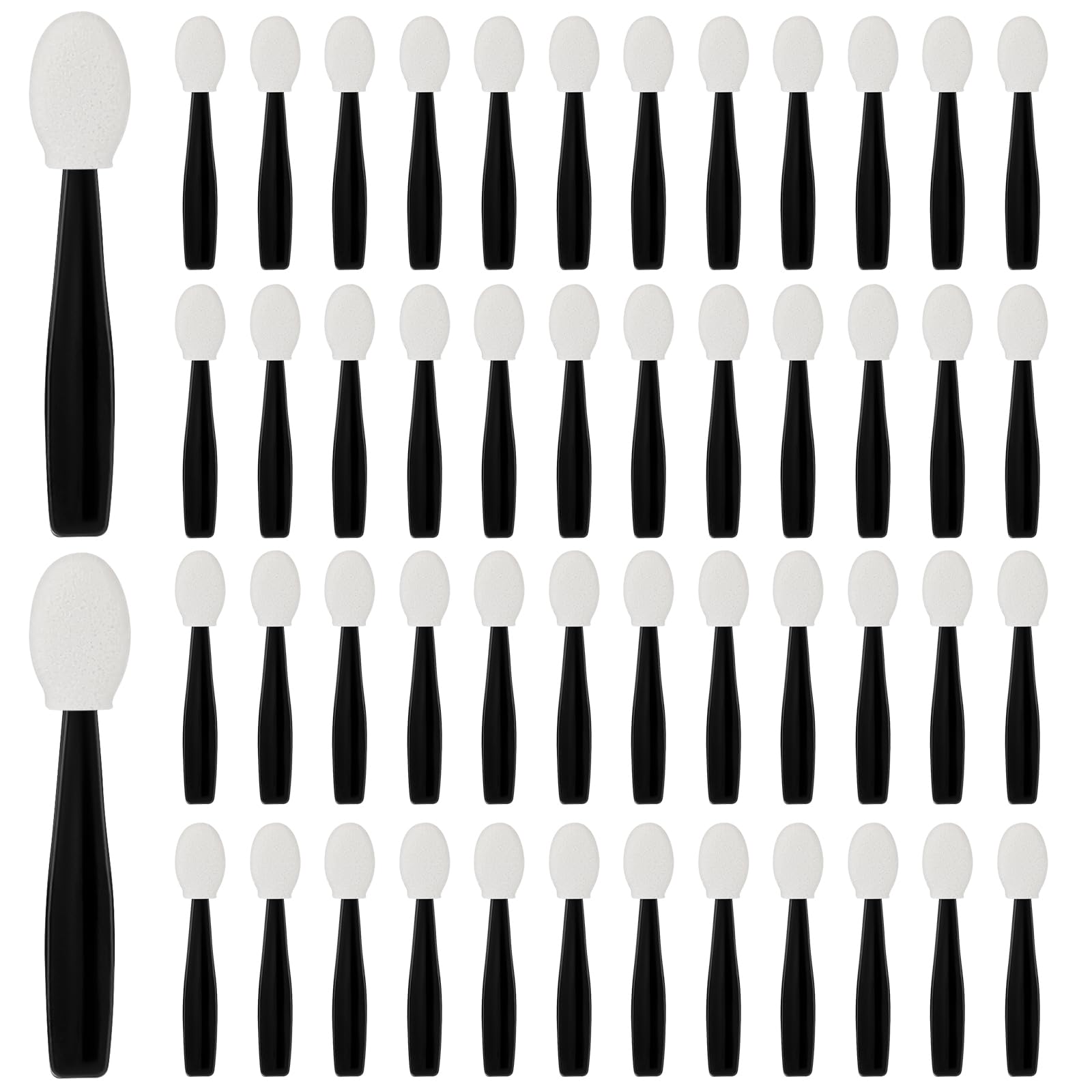 Amazon.com: 50PCS Disposable Eye Shadow Sponge Applicators, Mini Dual ...