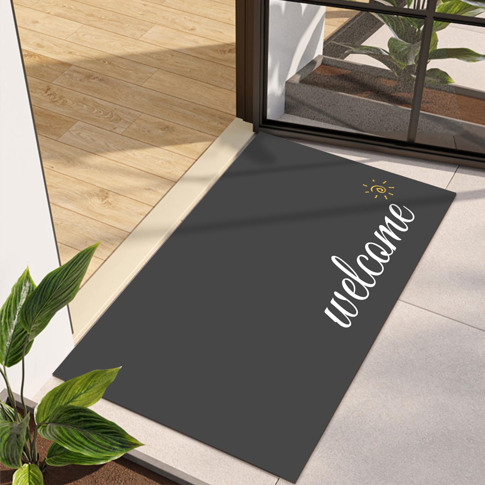Amazon.com: dovfa Ultra Thin Door Mat for Entrance: 1/10 Front Door ...