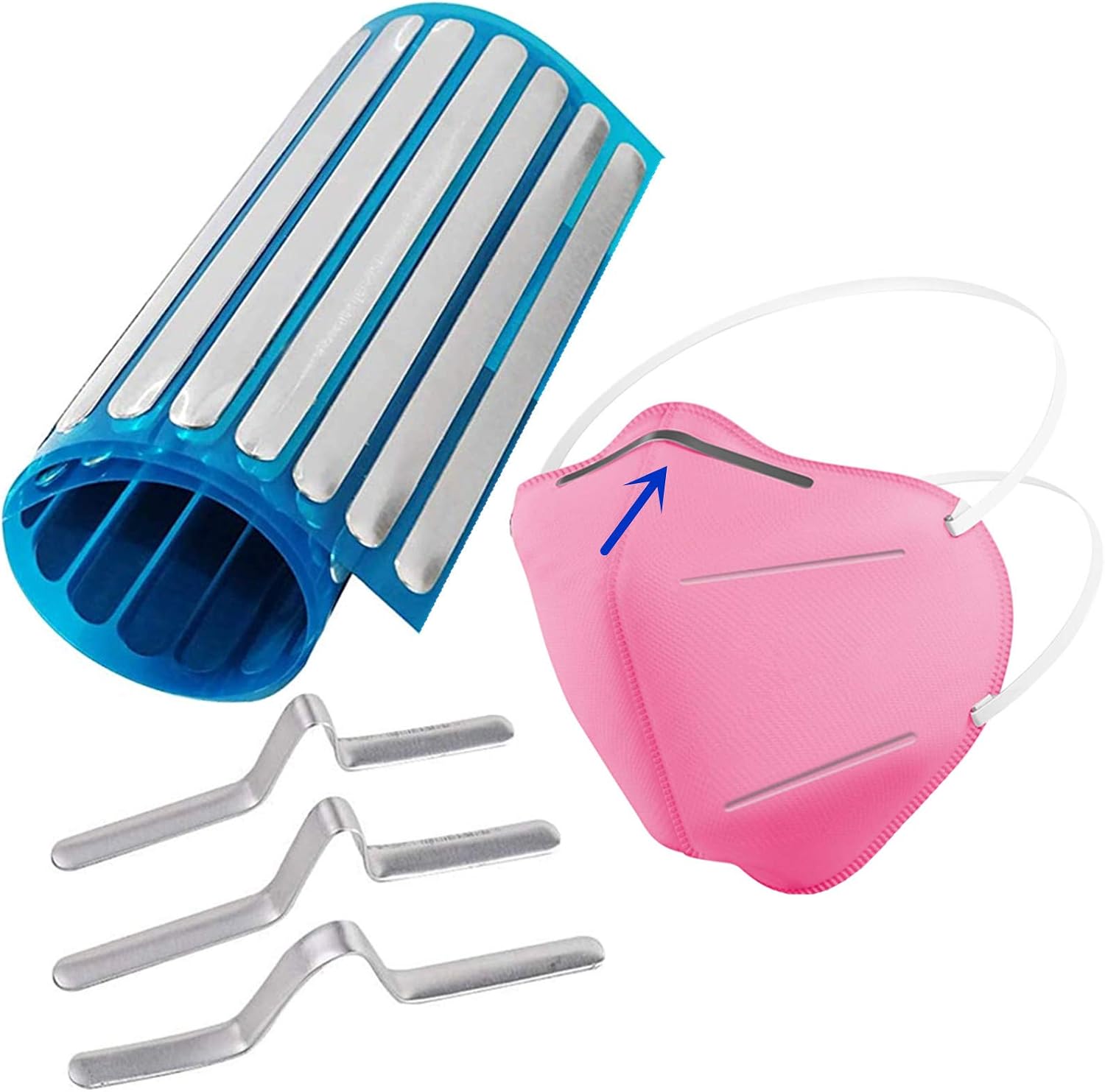 Amazon.com: Aluminum Strips Nose Wire Metal Nose Bridge Nose Bridge ...