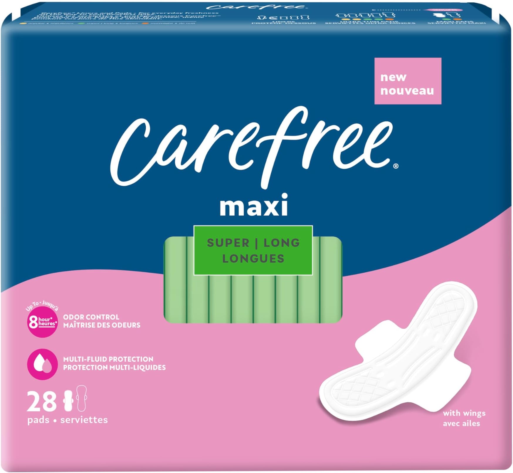 Amazon.com: Always Maxi Extra Long Super Size 3 with Flexi-Wings, 33 ...